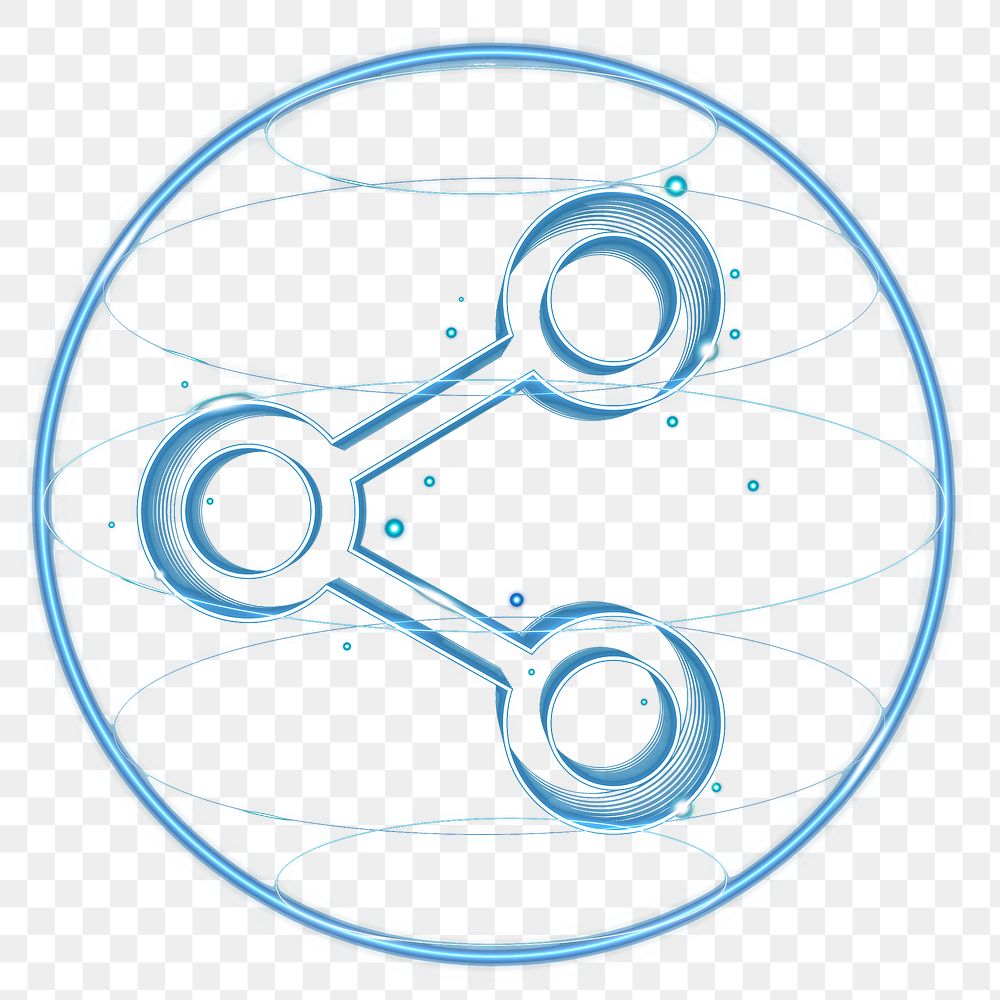 Digital connectivity png technology icon | Free PNG Sticker - rawpixel