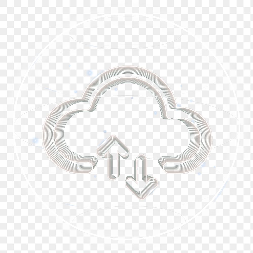 Cloud network png technology icon | Free PNG Sticker - rawpixel
