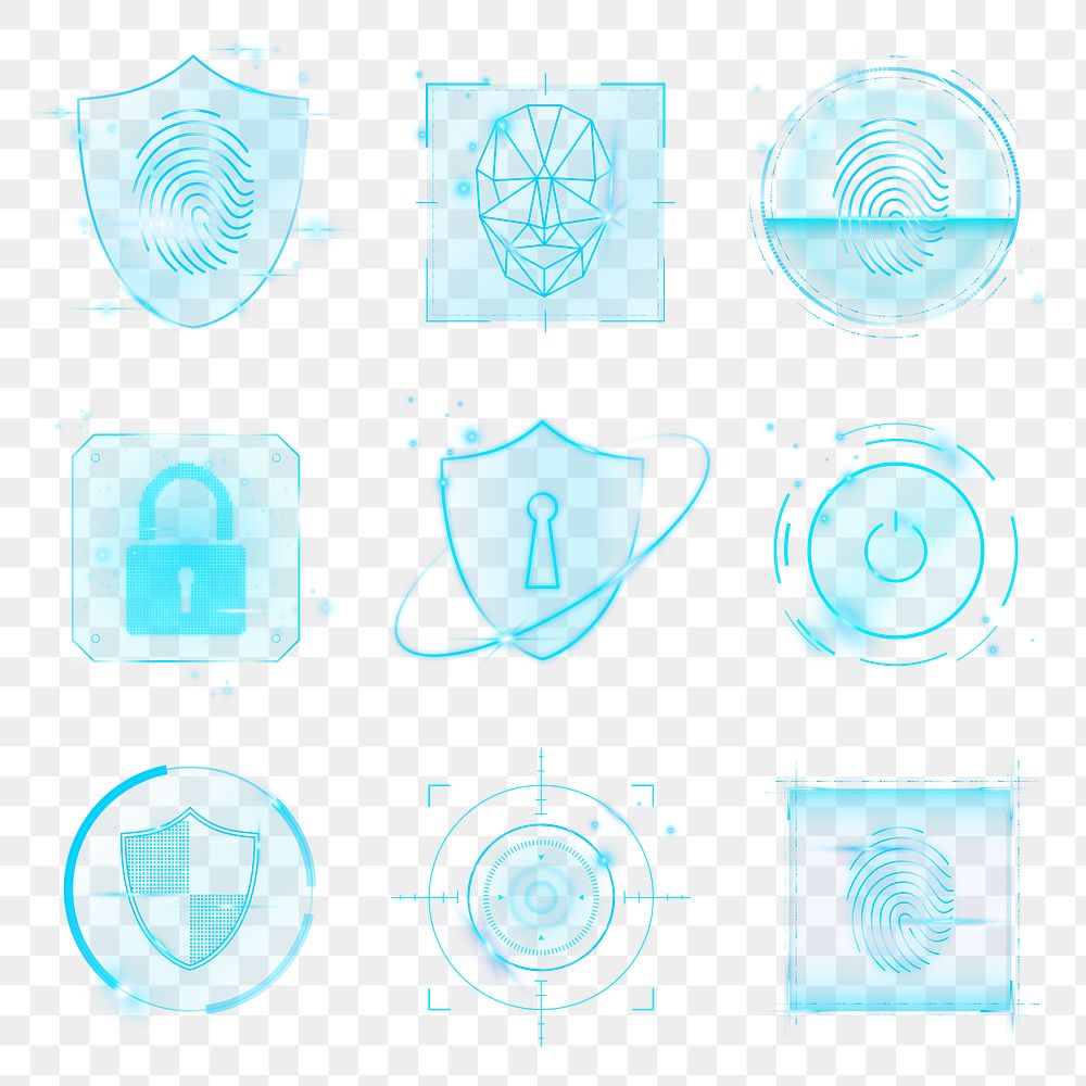 Cyber security technology png set | Premium PNG - rawpixel