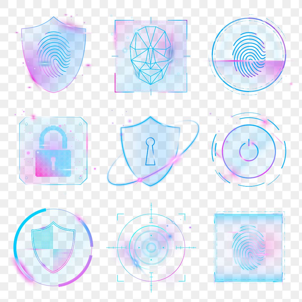 Cyber security technology png set | Premium PNG - rawpixel
