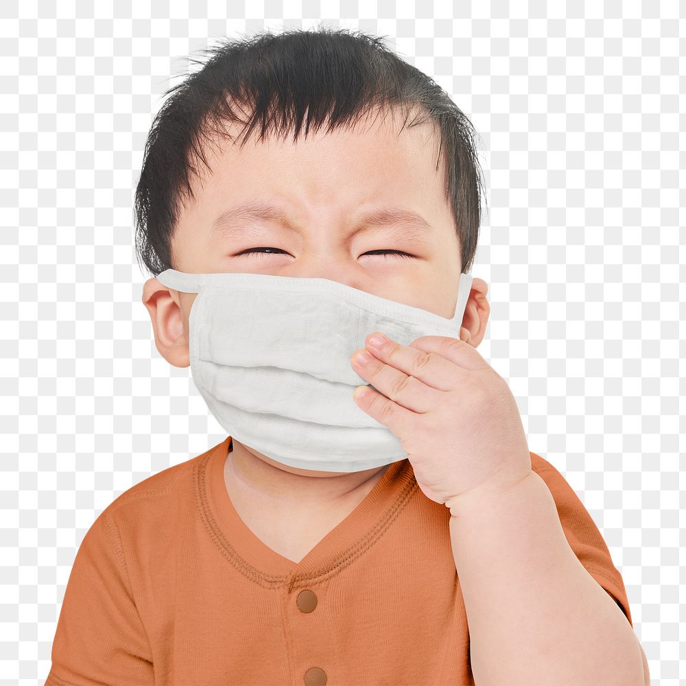 Png child wearing face mask | Free PNG Sticker - rawpixel