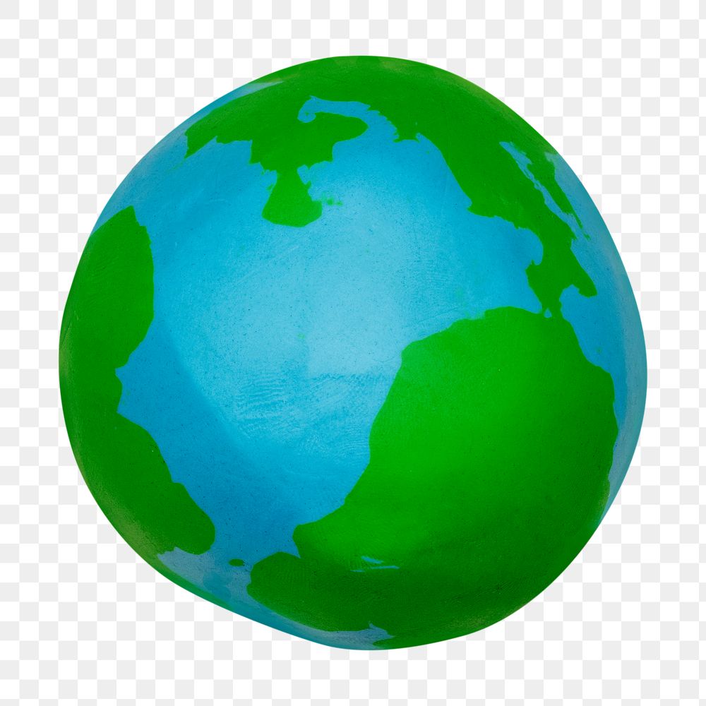 Earth png environment clay mockup | Free PNG Sticker - rawpixel