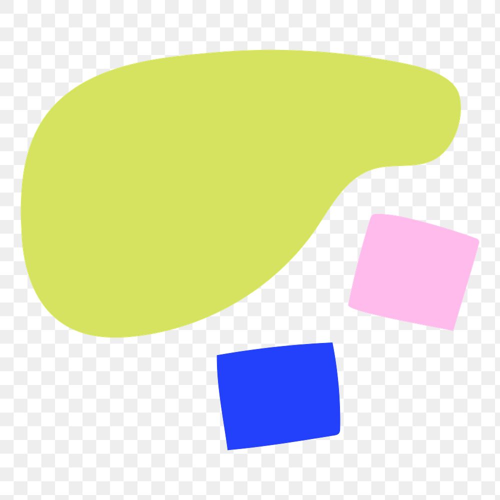 Blob circle png collage element, | Free PNG Sticker - rawpixel