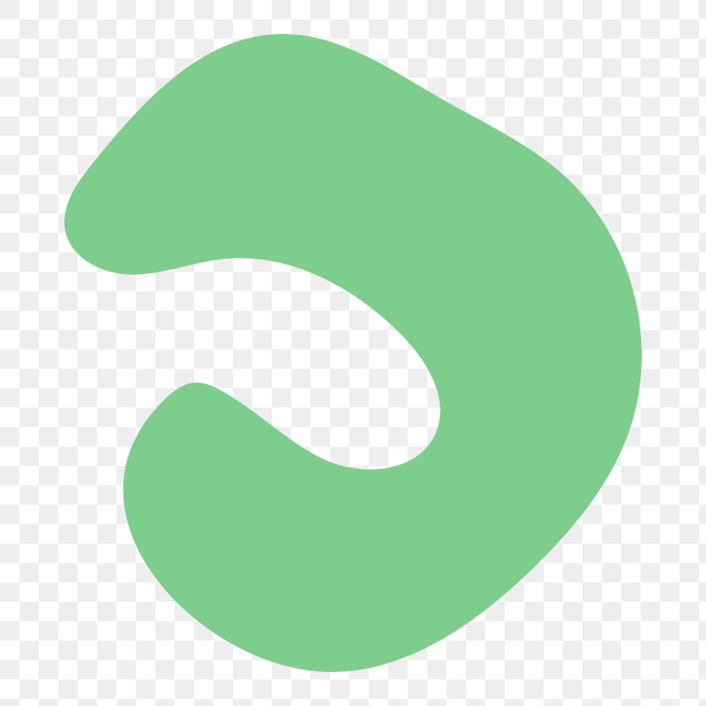 Green irregular png shape sticker, | Premium PNG - rawpixel