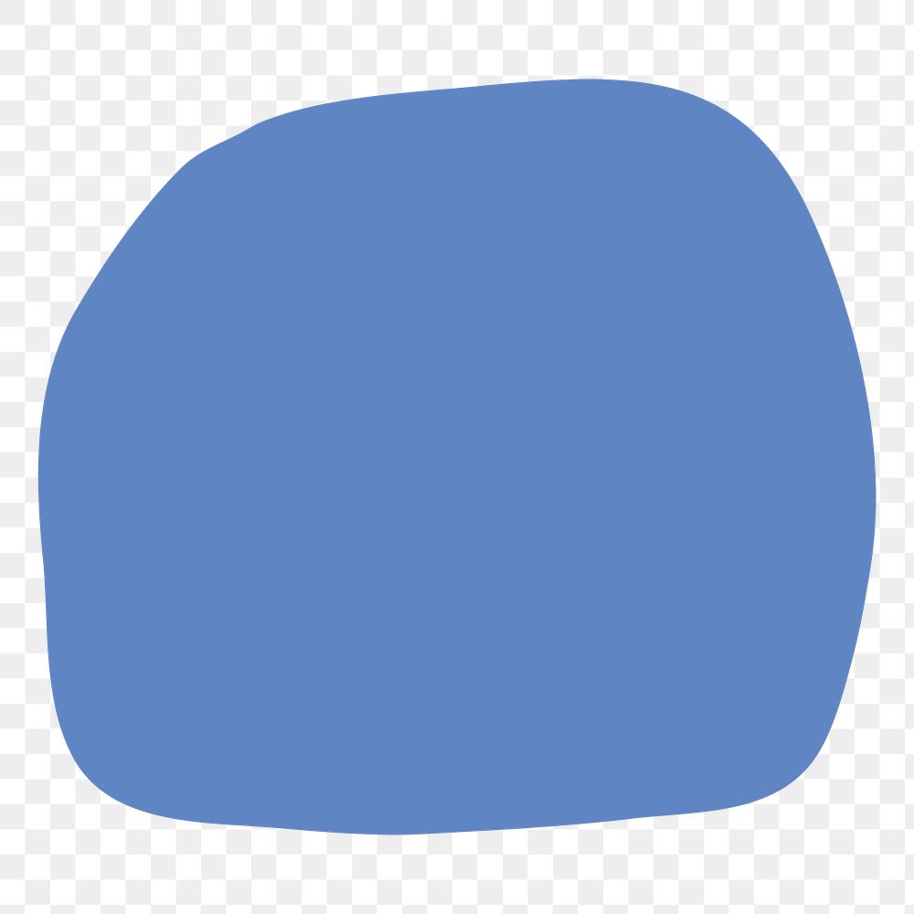 Blue squircle shape png sticker, | Premium PNG - rawpixel