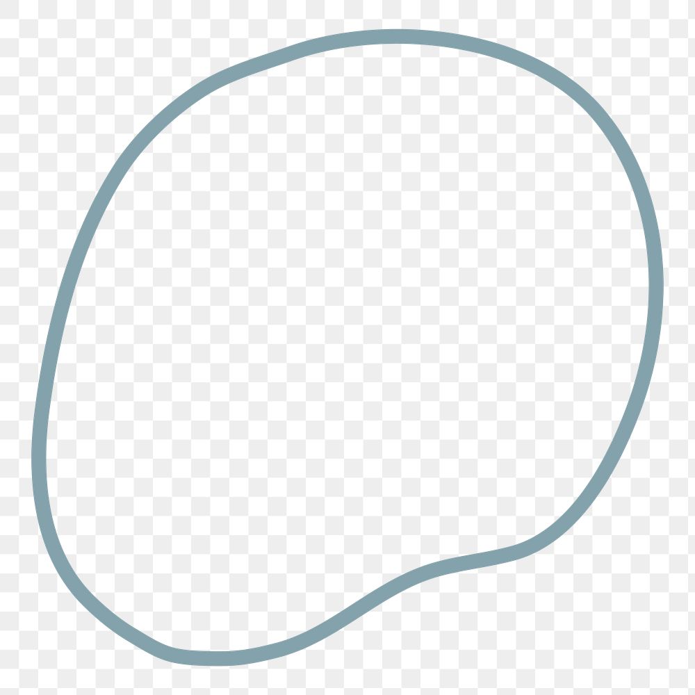 Gray outline png shape sticker, | Premium PNG - rawpixel