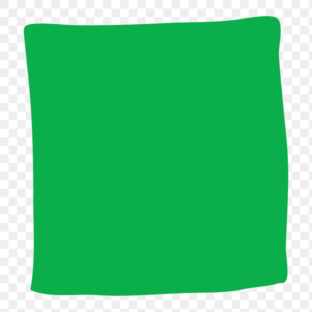 Green square png sticker, geometrical | Premium PNG - rawpixel
