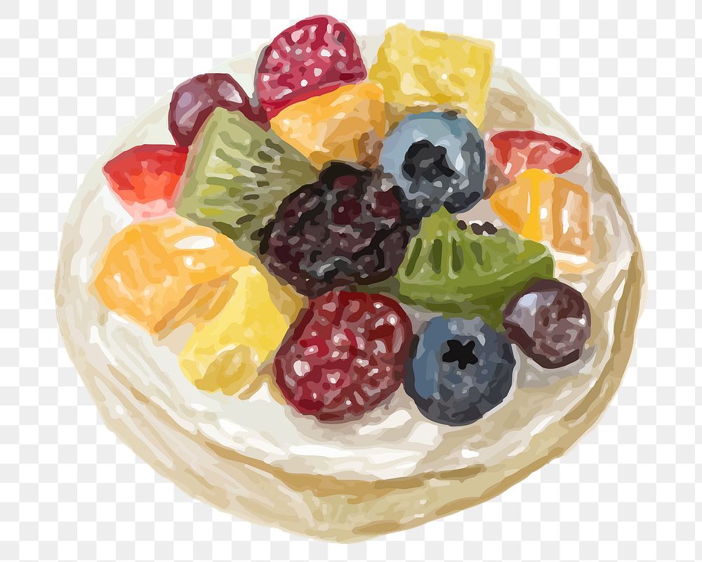 Sweet dessert pastry png sticker | Free PNG Sticker - rawpixel