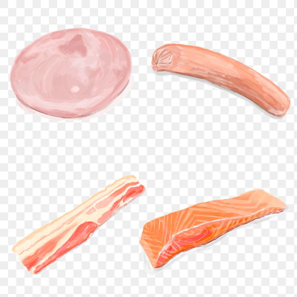 Watercolor processed food png sticker | Premium PNG - rawpixel