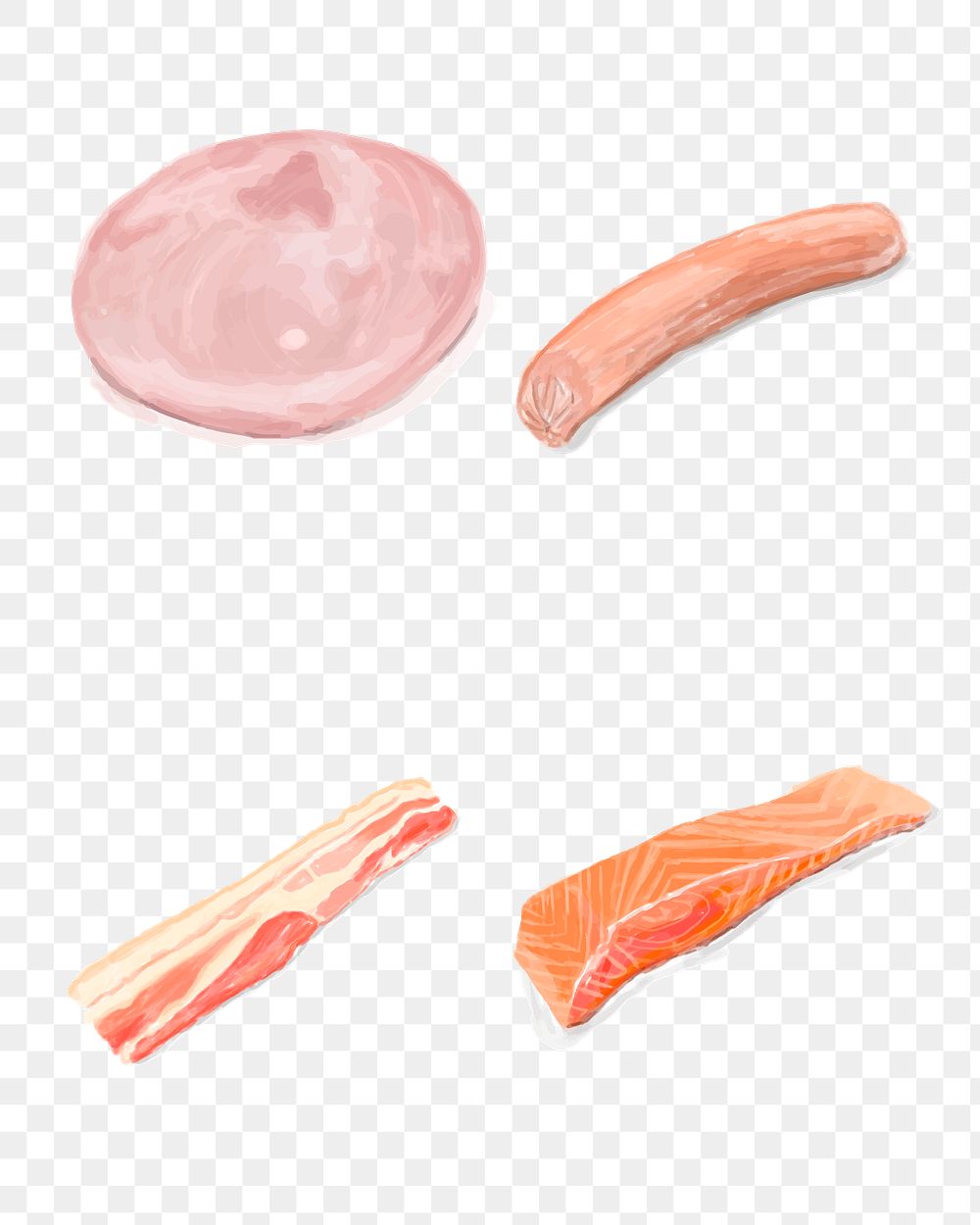 Watercolor processed food png sticker | Premium PNG - rawpixel