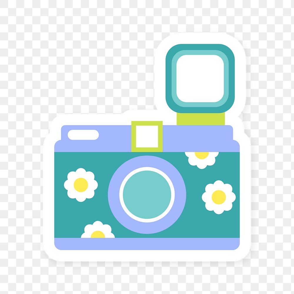 Cute analog camera sticker | Free PNG Sticker - rawpixel