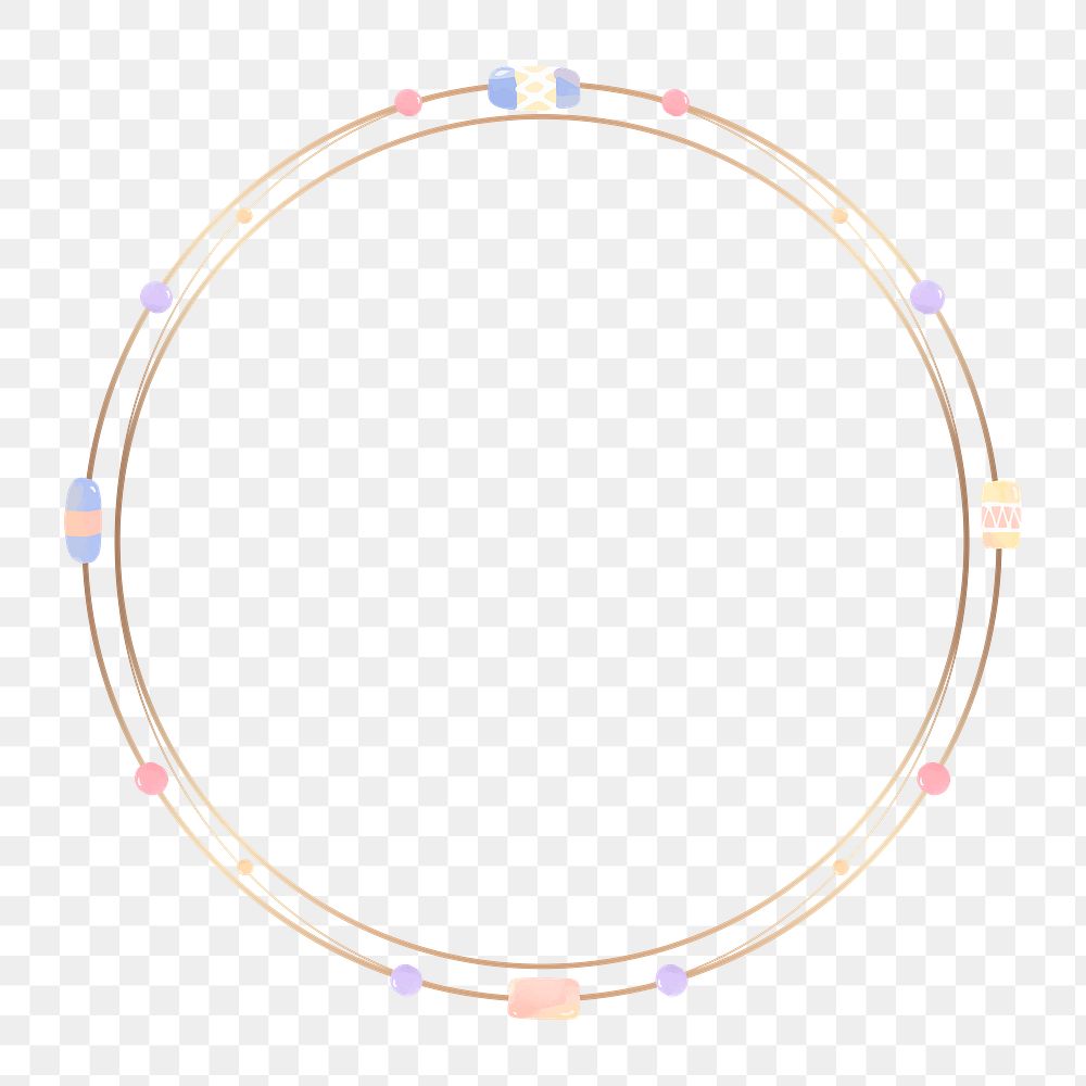 Round Boho style png frame | Premium PNG - rawpixel