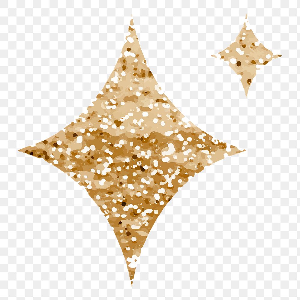 Png sparkling stars icon with glitter | Premium PNG Sticker - rawpixel