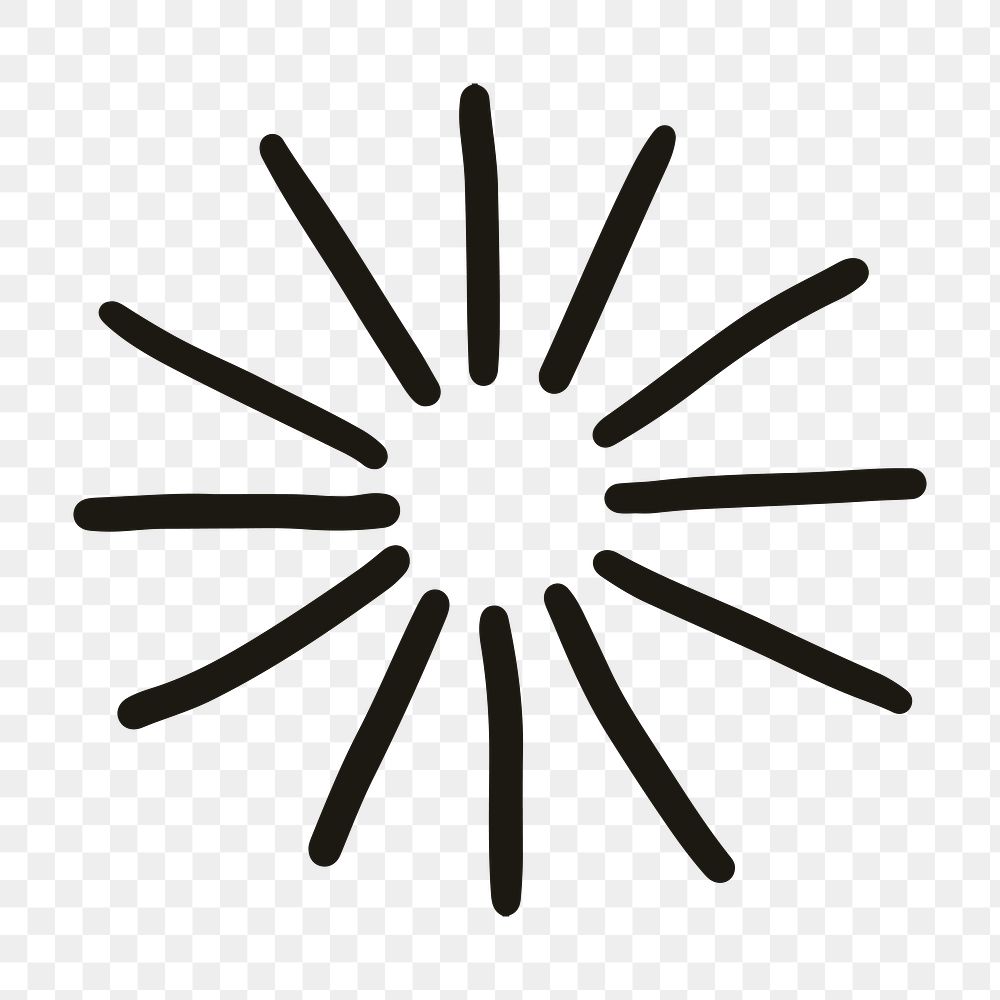 Png sparkling stars icon in doodle | Free PNG Sticker - rawpixel