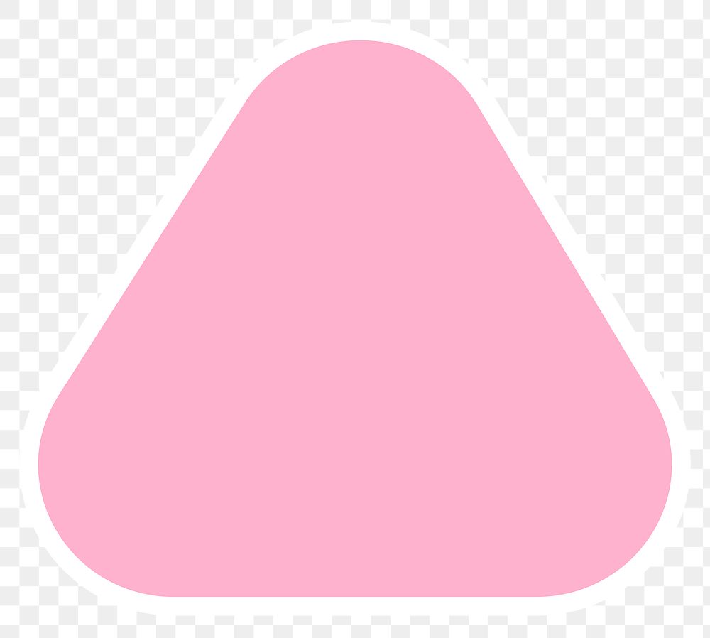 Png frame sticker pink triangle | Free PNG Sticker - rawpixel