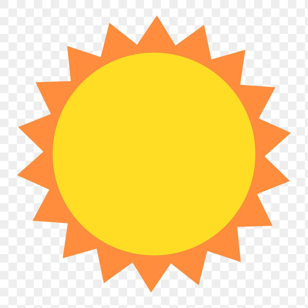 Sun png flat sticker collage, | Free PNG Sticker - rawpixel