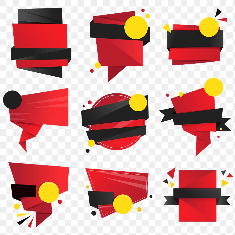 Badge png sticker, red transparent | Premium PNG - rawpixel