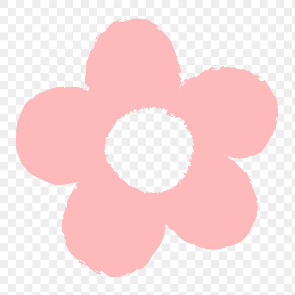 Flower PNG sticker in cute | Premium PNG Sticker - rawpixel