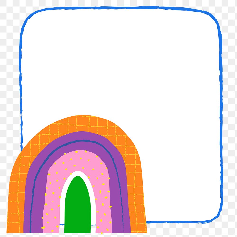 Frame PNG sticker, funky doodle | Free PNG - rawpixel