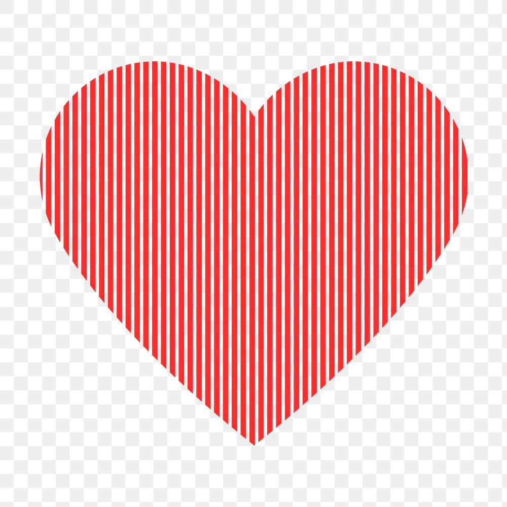 Cute heart PNG sticker, red | Free Icons Sticker - rawpixel