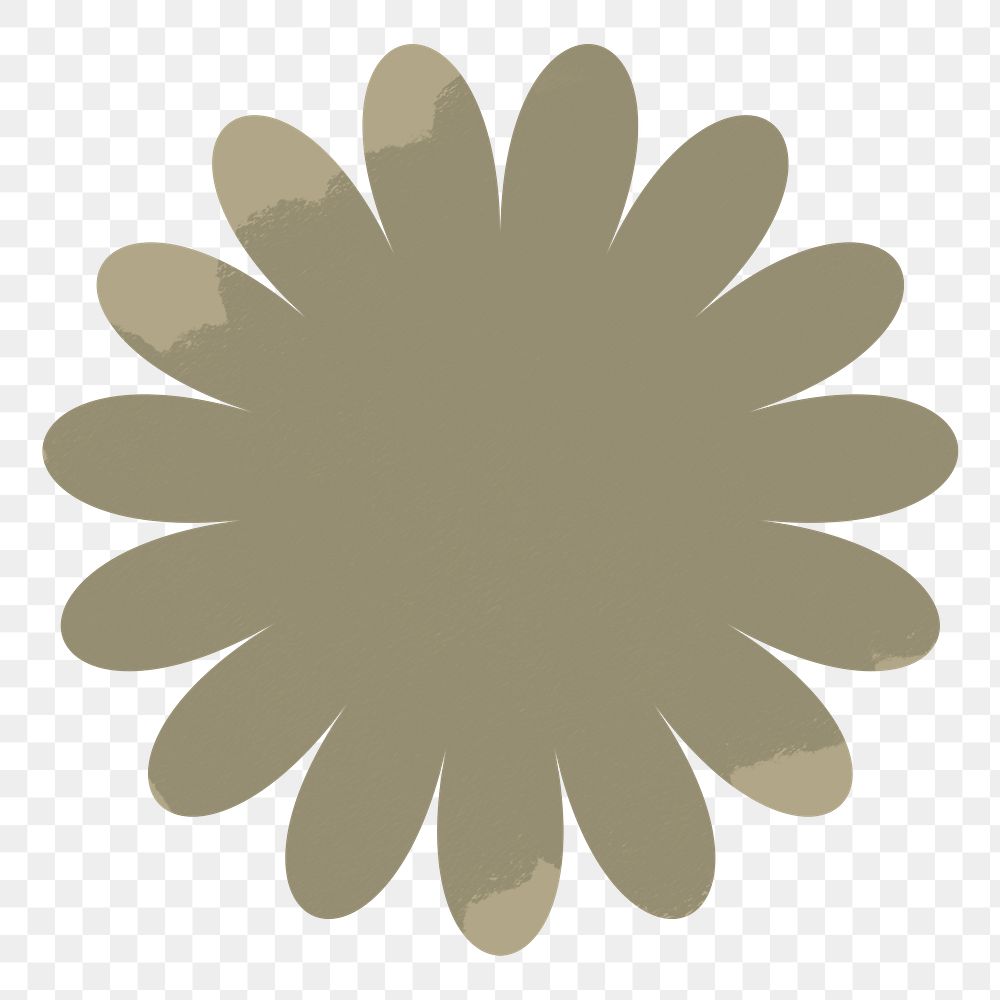 Shape png badge sticker, brown | Premium PNG Sticker - rawpixel