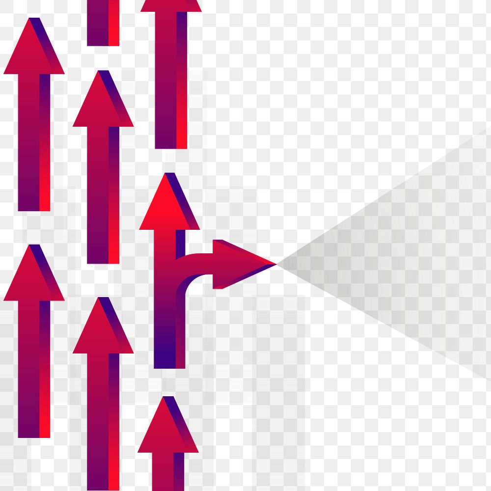 Arrow png background, abstract pink | Free PNG - rawpixel