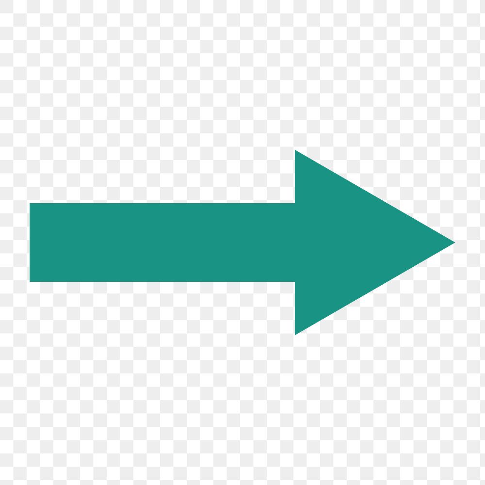 Arrow png icon, green simple | Free Icons Sticker - rawpixel