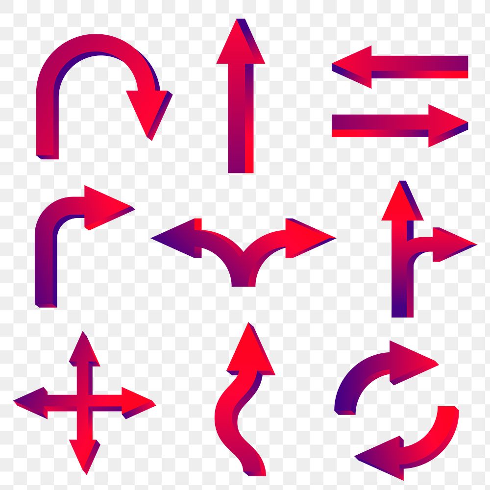 Arrow png sticker, traffic road | Premium PNG - rawpixel