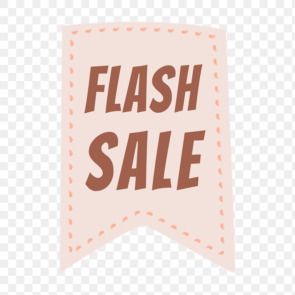 Flash sale png badge sticker, | Free PNG Sticker - rawpixel