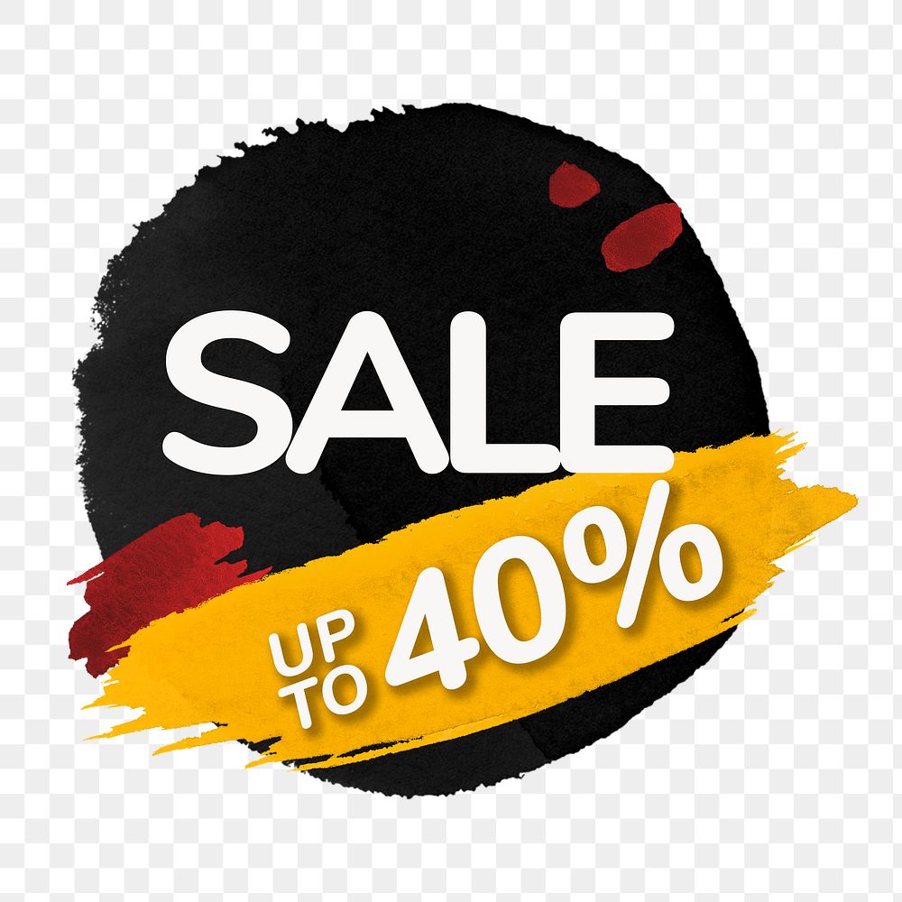 Sale png badge sticker, abstract | Free PNG Sticker - rawpixel