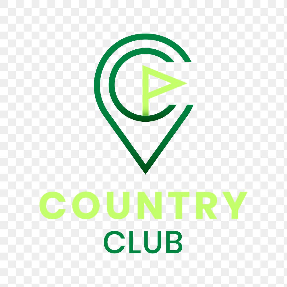 Country golf club logo png, | Free PNG Sticker - rawpixel