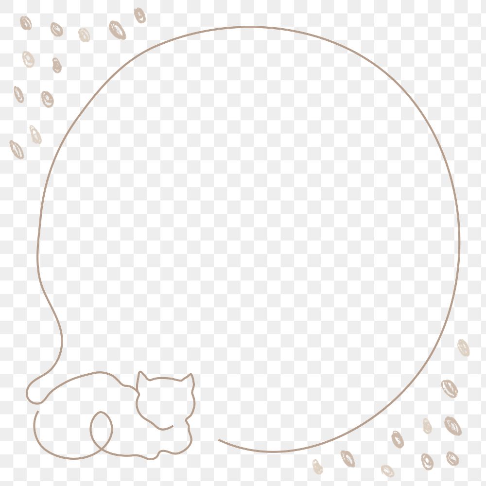 Cute Cat Frame PNG Images | Free Photos, PNG Stickers, Wallpapers ...