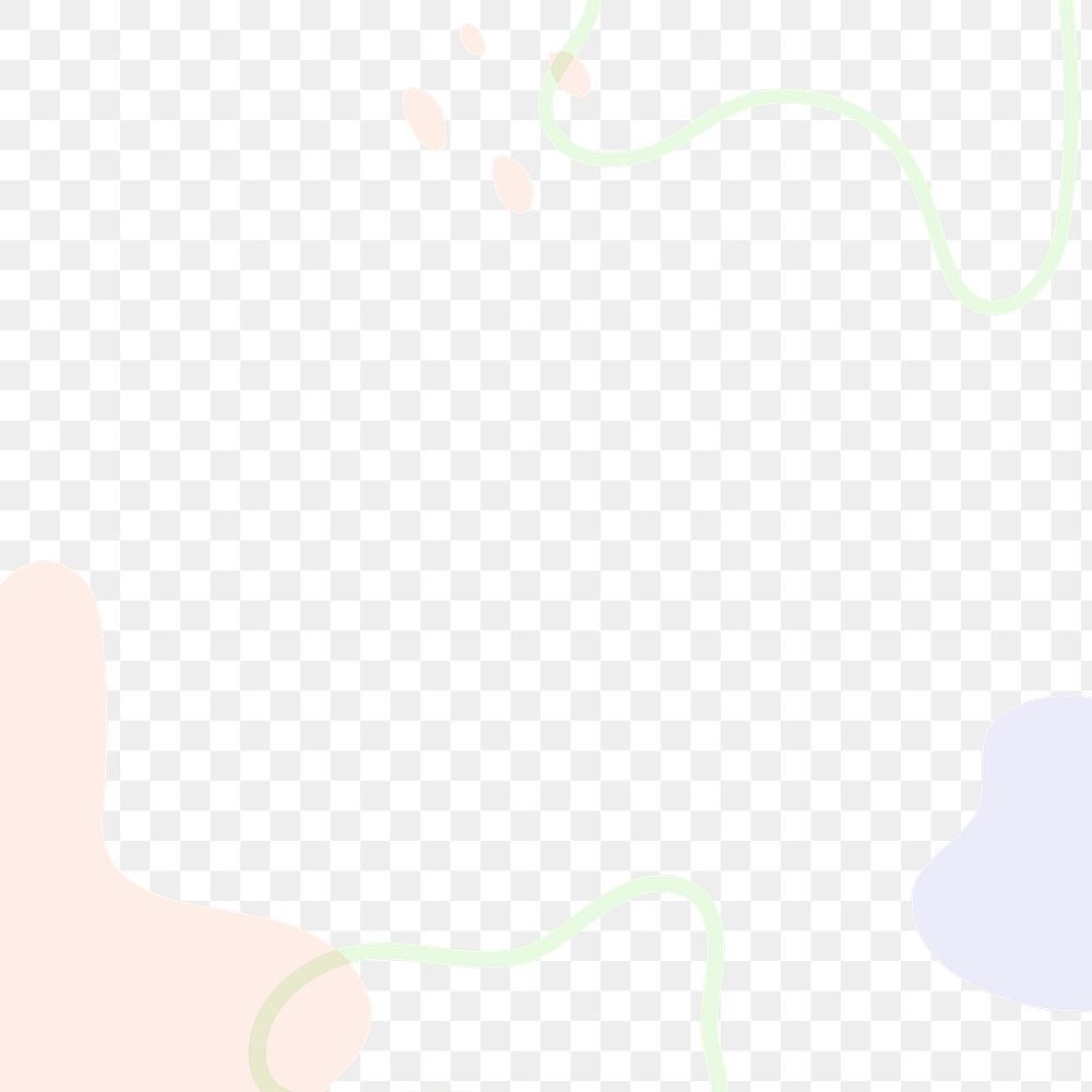 Abstract pastel png border frame, | Free PNG - rawpixel