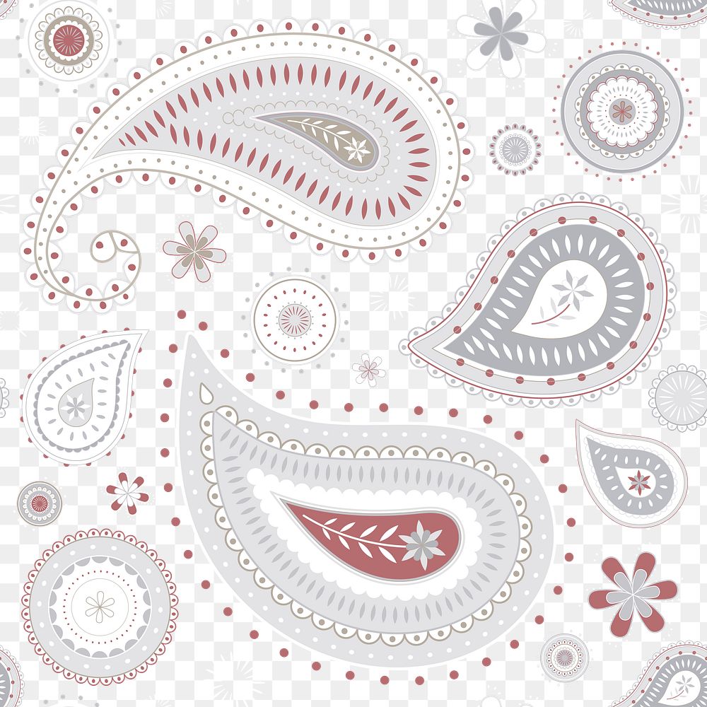 Paisley pattern background png transparent, | Premium PNG - rawpixel