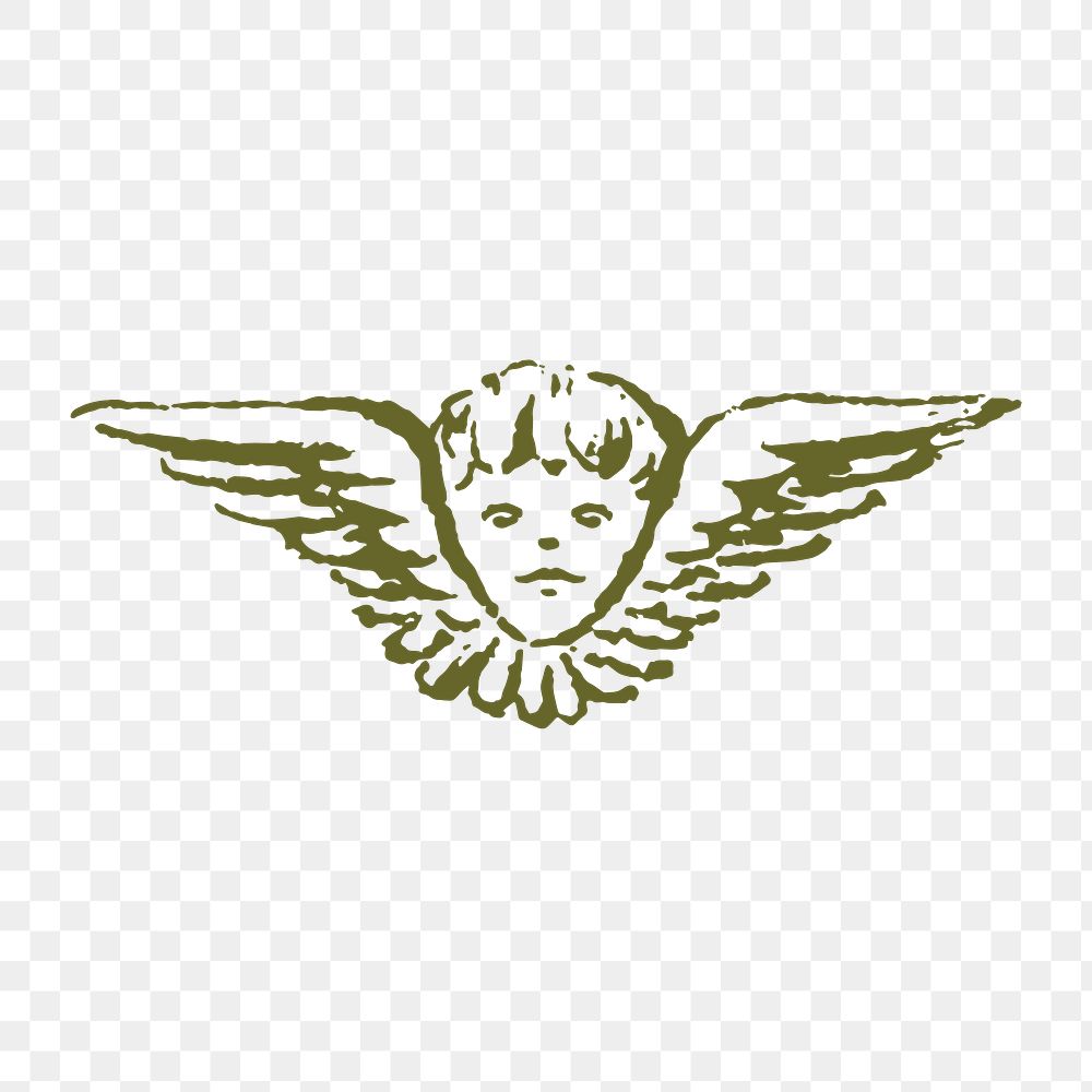 Vintage cherub png clipart, baby | Free PNG Sticker - rawpixel