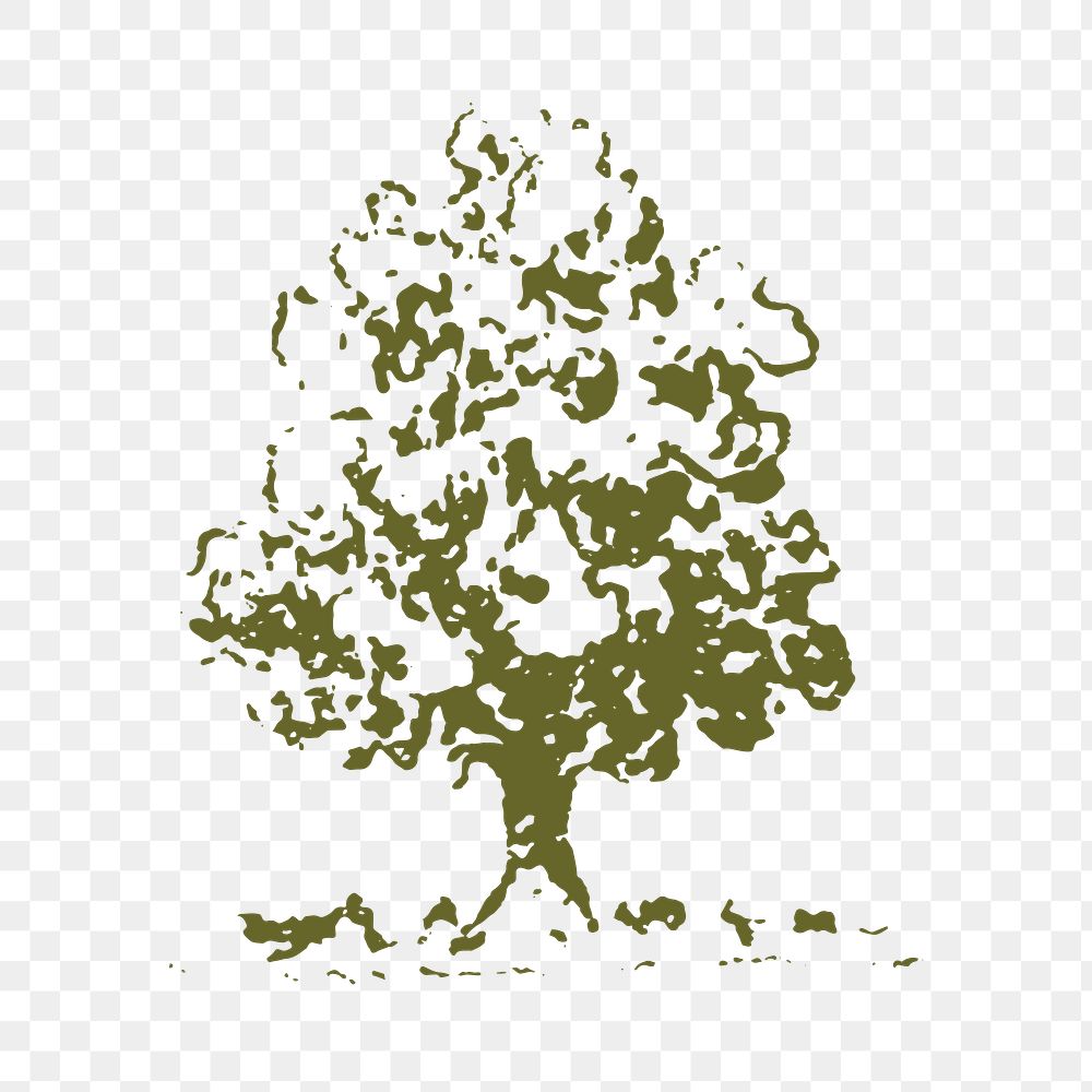 Vintage tree sticker png, botanical | Free PNG Sticker - rawpixel