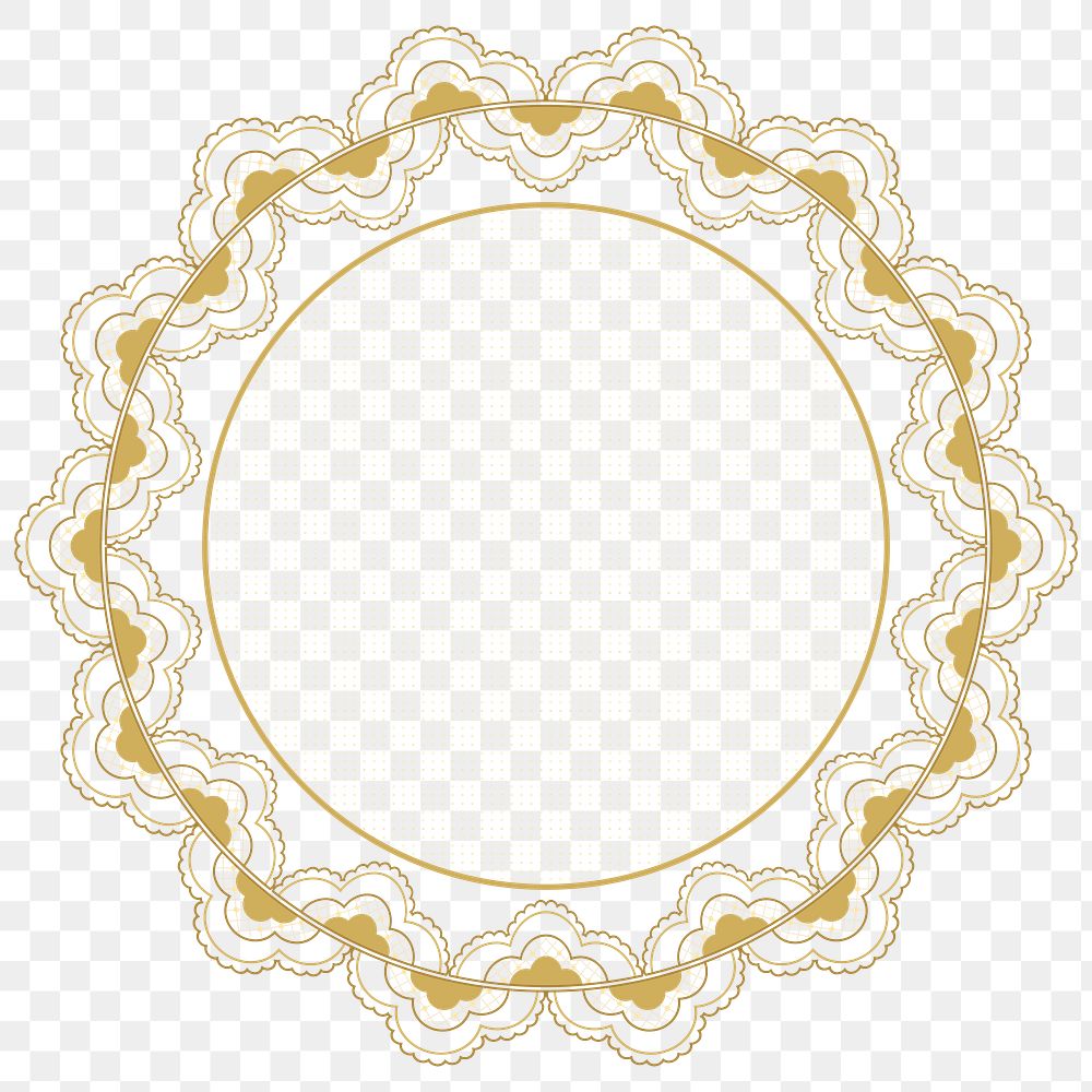 Lace doily frame png transparent, | Free PNG - rawpixel