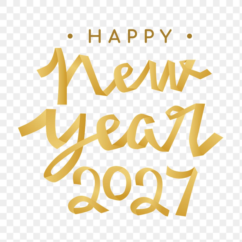 New year 2027 png sticker, | Free PNG Sticker - rawpixel