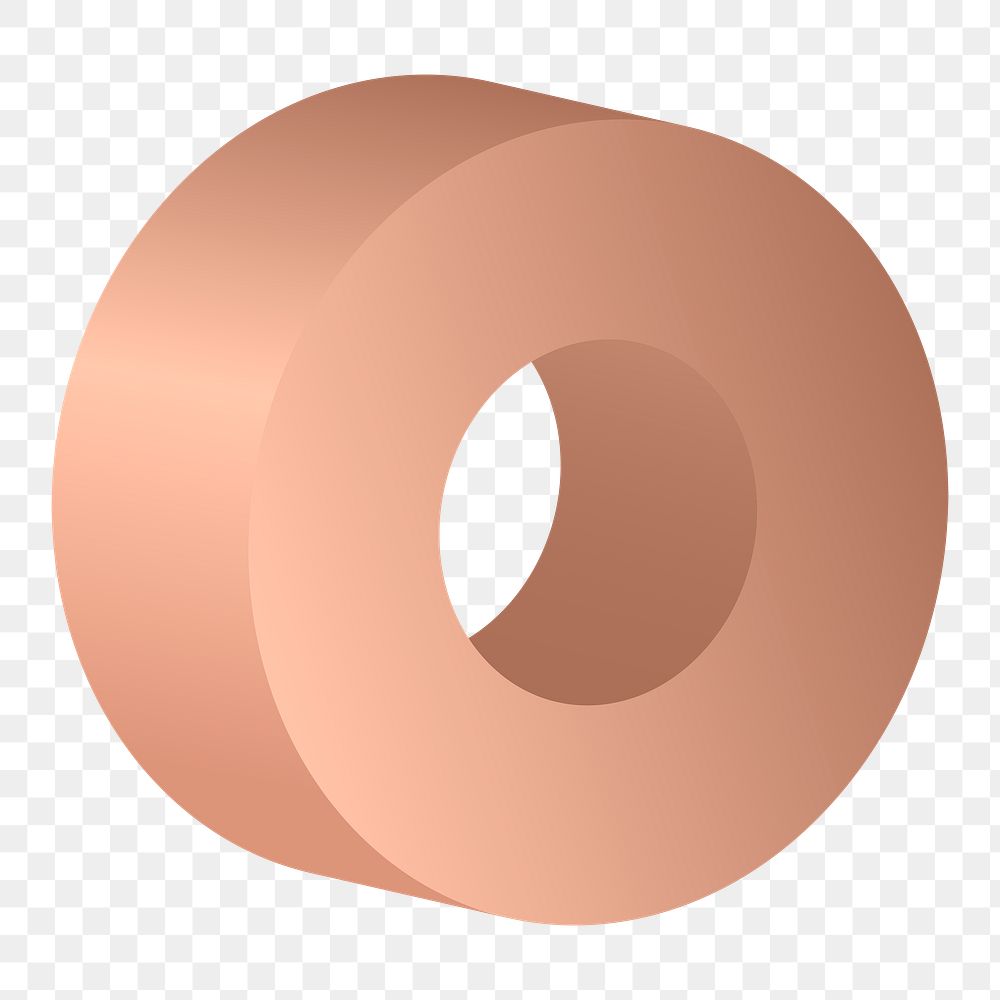 3D ring png element, geometric | Free PNG Sticker - rawpixel