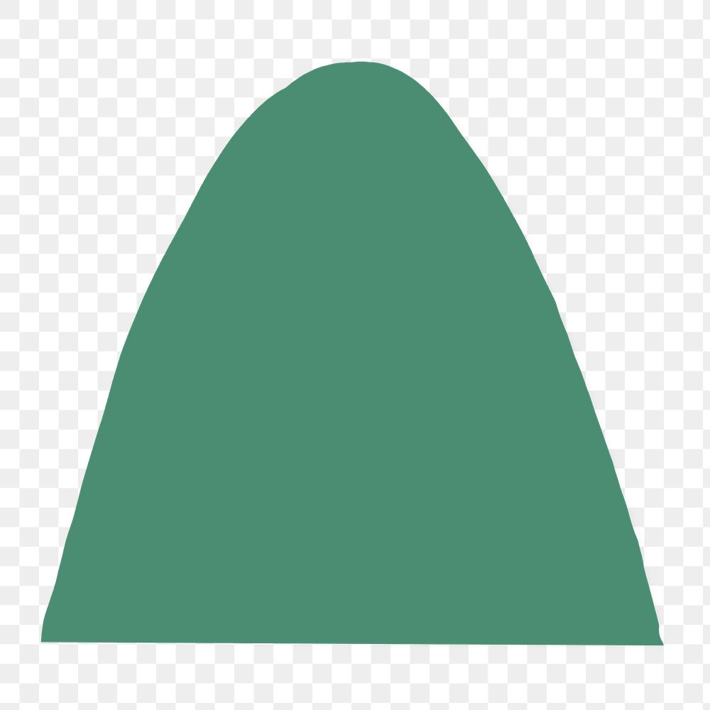 Green triangle png shape sticker, | Free PNG Sticker - rawpixel
