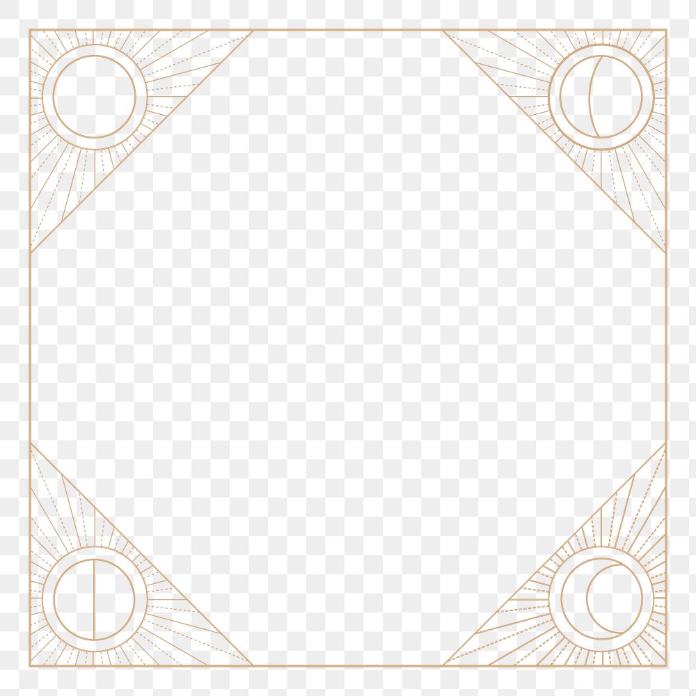 Abstract moon png frame, simple | Premium PNG - rawpixel