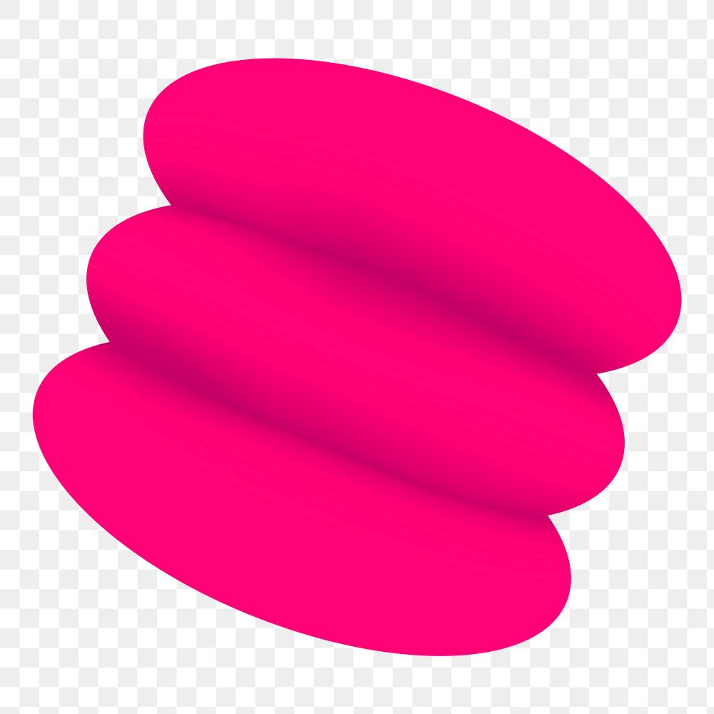 Pink 3D render badge png | Premium PNG Sticker - rawpixel