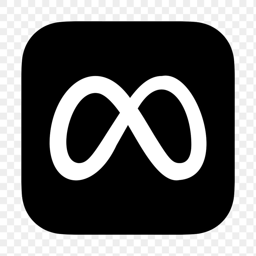 Meta icon for social media, | Free Icons Sticker - rawpixel