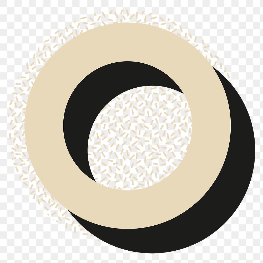 Png cream Memphis sticker, simple | Premium PNG - rawpixel