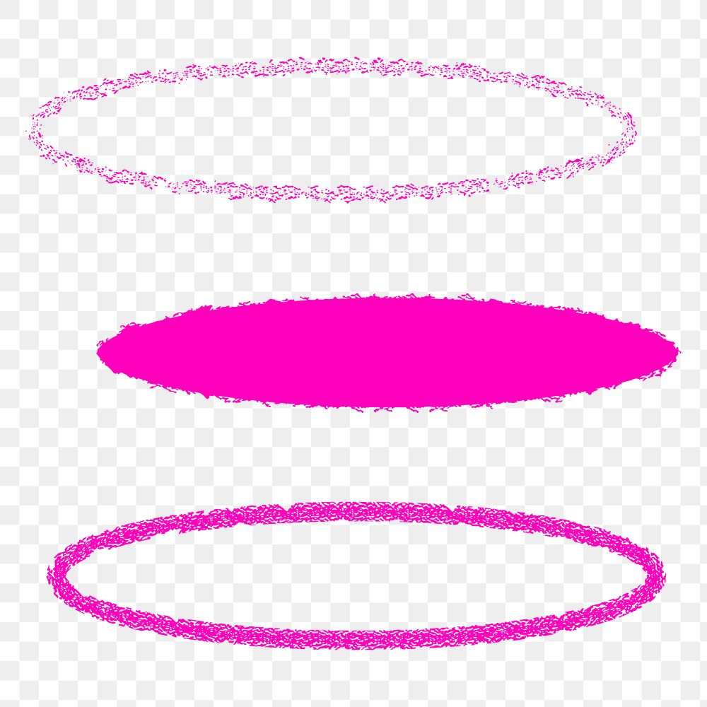 Overlapping ovals png clipart, funky | Premium PNG - rawpixel