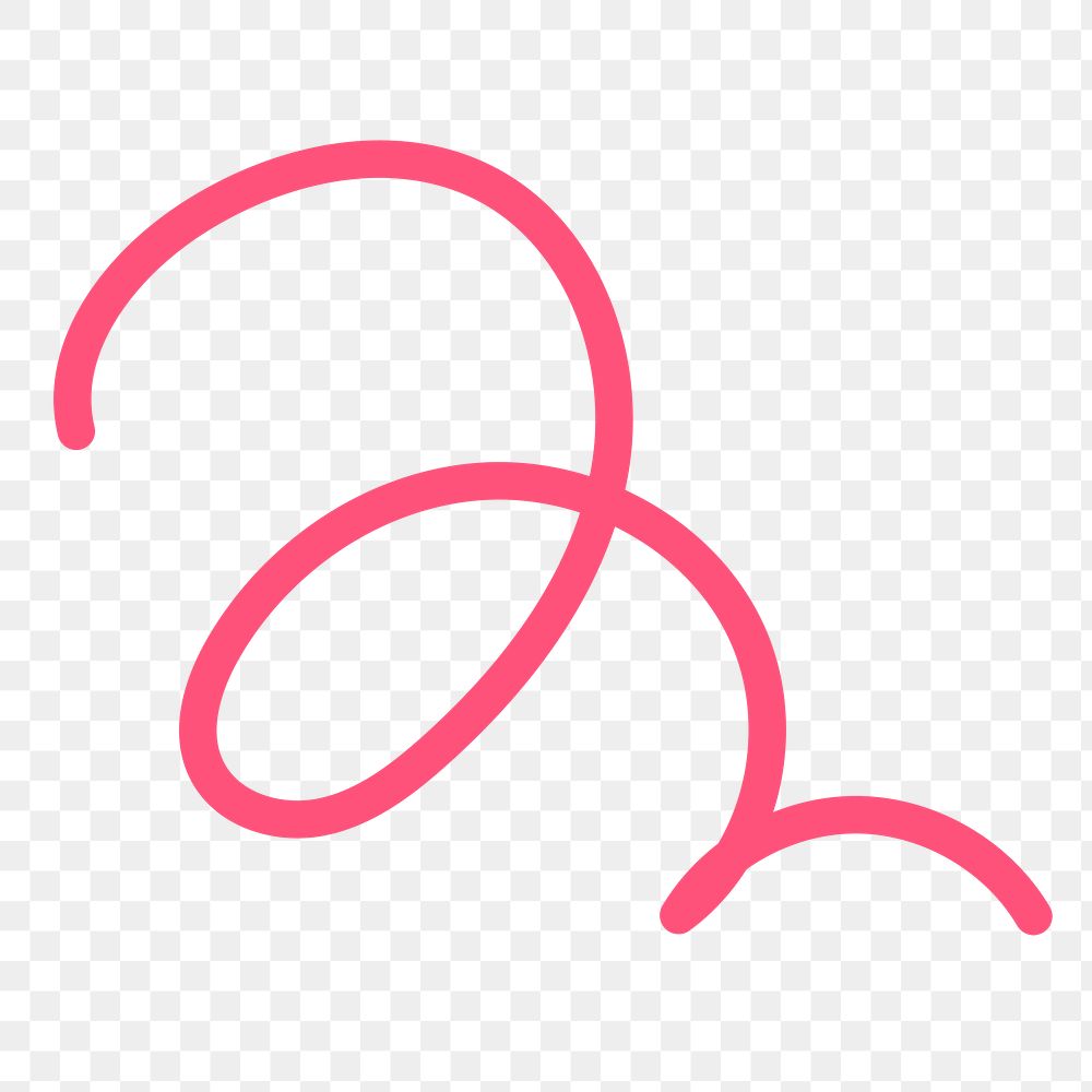 Pink abstract png line clipart, | Premium PNG - rawpixel