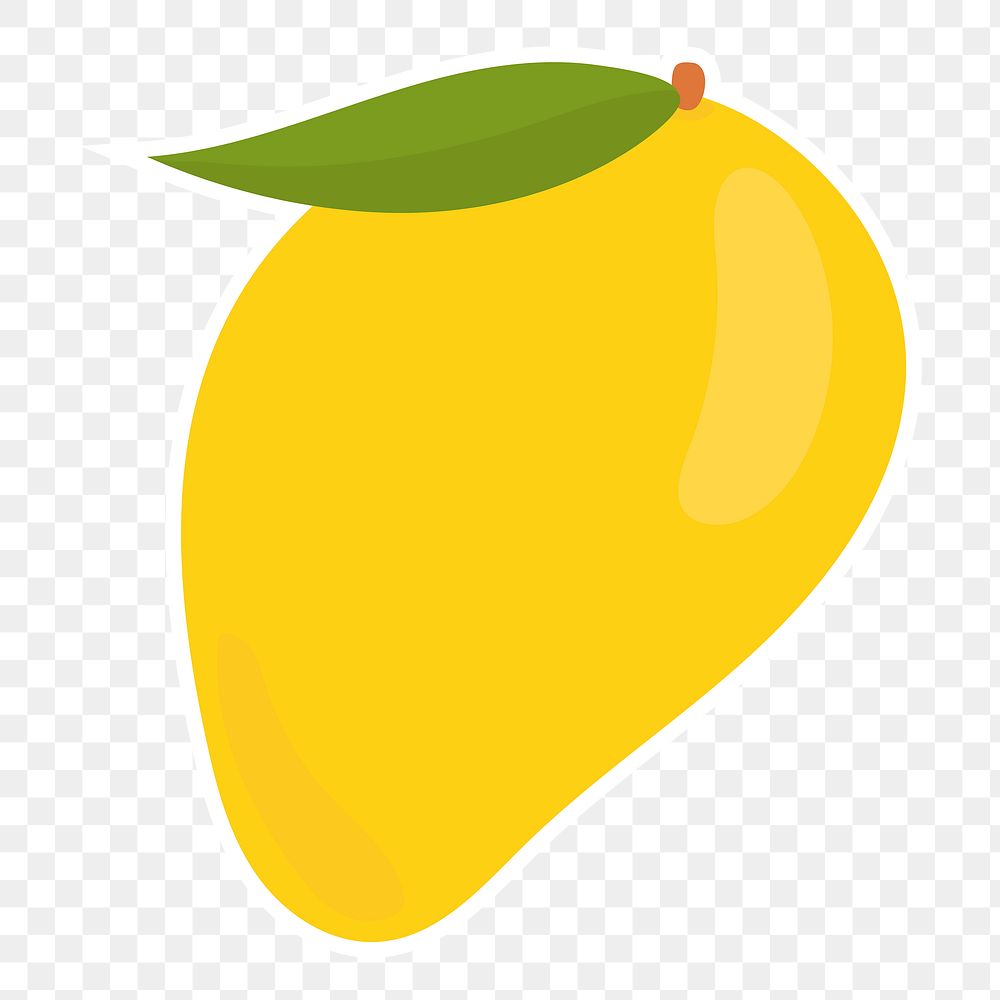 Png pastel mango fruit sticker | Free PNG Sticker - rawpixel