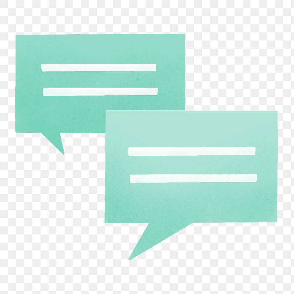 Chat box social media template | Free PNG Sticker - rawpixel