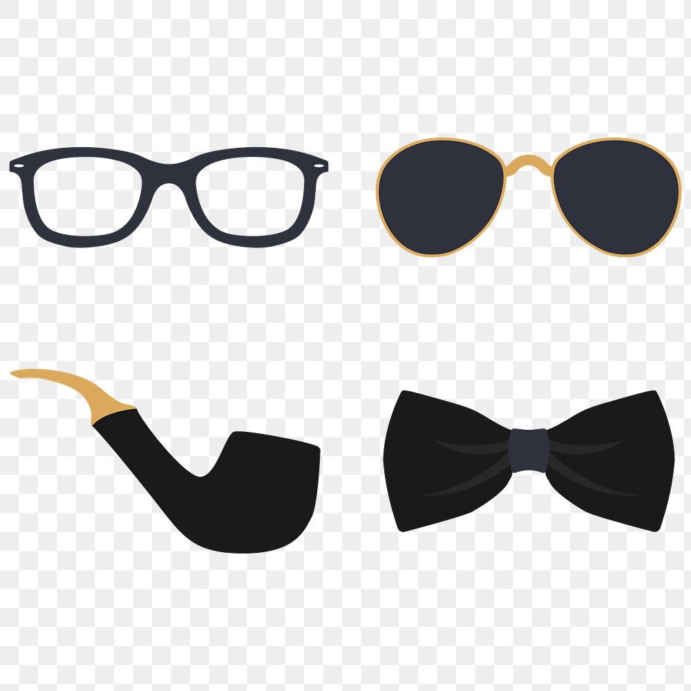 Male accessories design element transparent | Free PNG - rawpixel