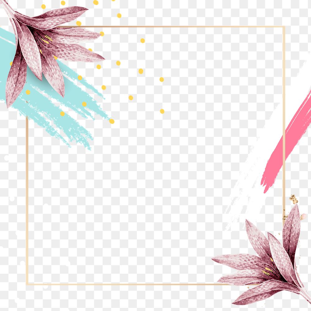 Png gold frame with pink | Free PNG - rawpixel